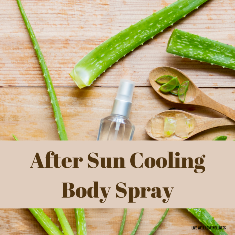 Cooling Body Spray for After Sun Relief