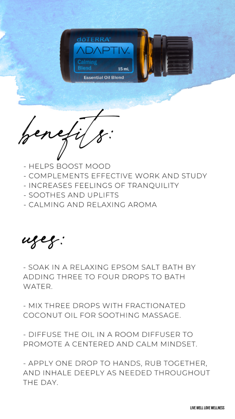 Adaptiv Diffuser Blends - LIVE WELL LOVE WELLNESS