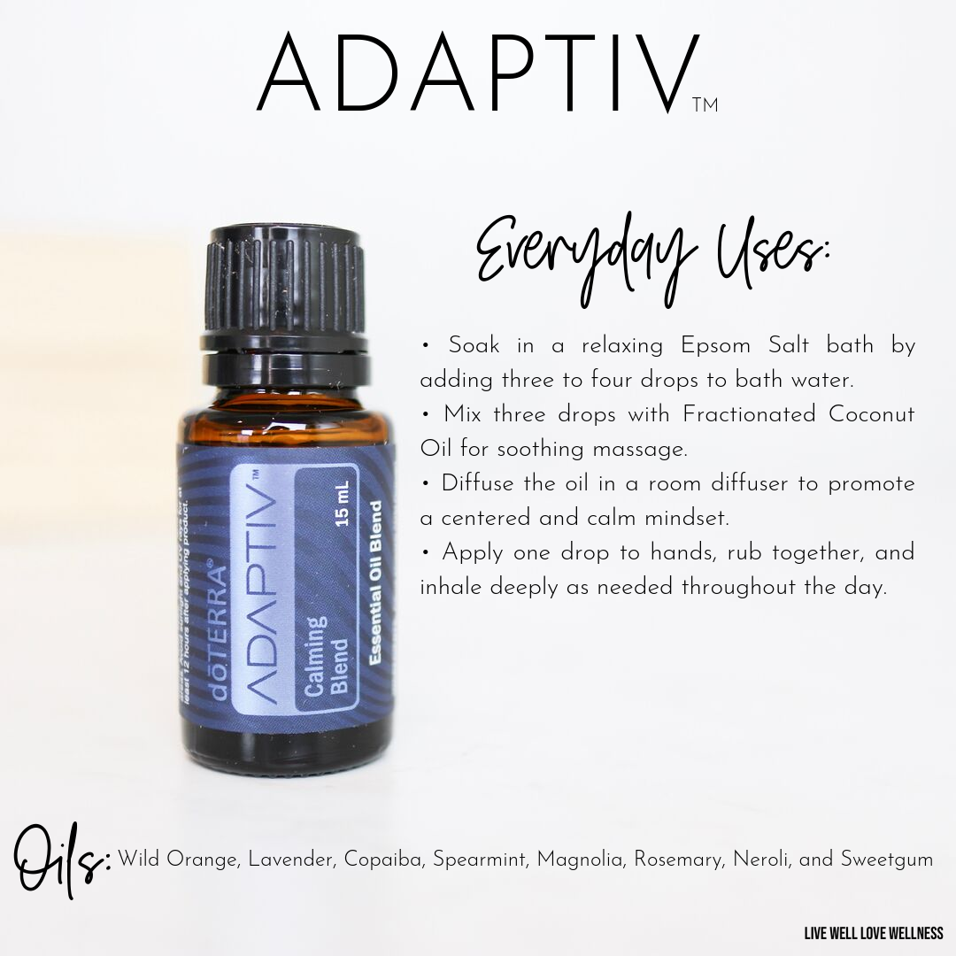 Calm Emotions with Adaptiv Essential Oil