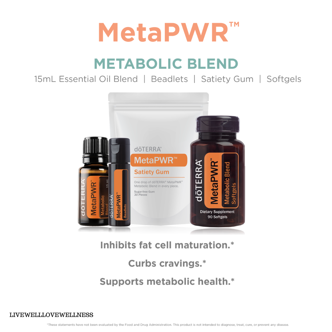 MetaPWR Essential Oil Blend - LIVE WELL LOVE WELLNESS